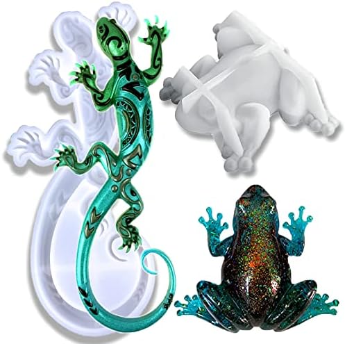 Amazon.com: LET'S RESIN Resin Molds Silicone, 2 Pcs Animal Epoxy Resin ...