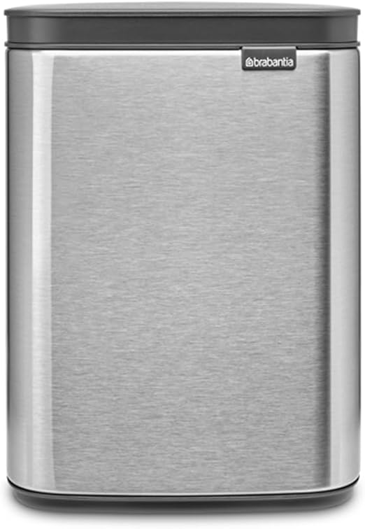 Brabantia - Bo Waste Bin 4L - Small & Stylish Rubbish Bin - Easy Open ...
