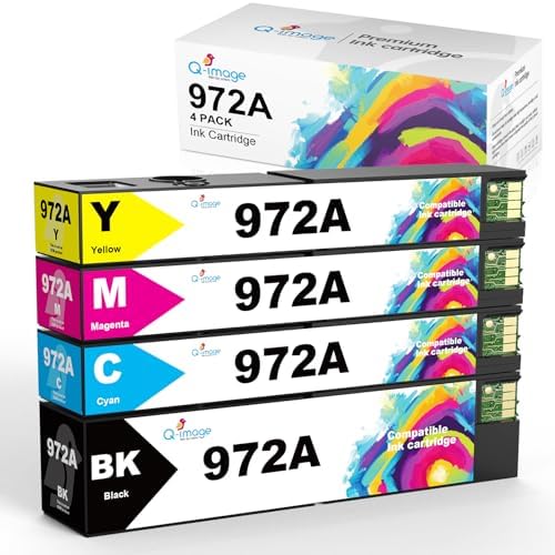 Amazon.com: 972A Ink Cartridges Replacement for HP 972A 972X 972 A Work ...