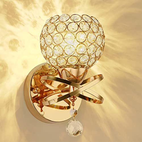 Hybrix® LED (9 Watt) Crystal Wall Lamp/Light, Built-in LED Light, K9 ...