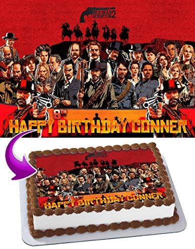Amazon.com: Cakecery Schmidt Twenty Nine New Girl 29! Edible Cake Image ...