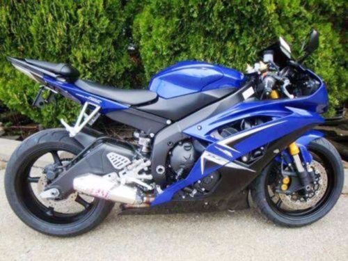 2009 Yamaha R6 Blue