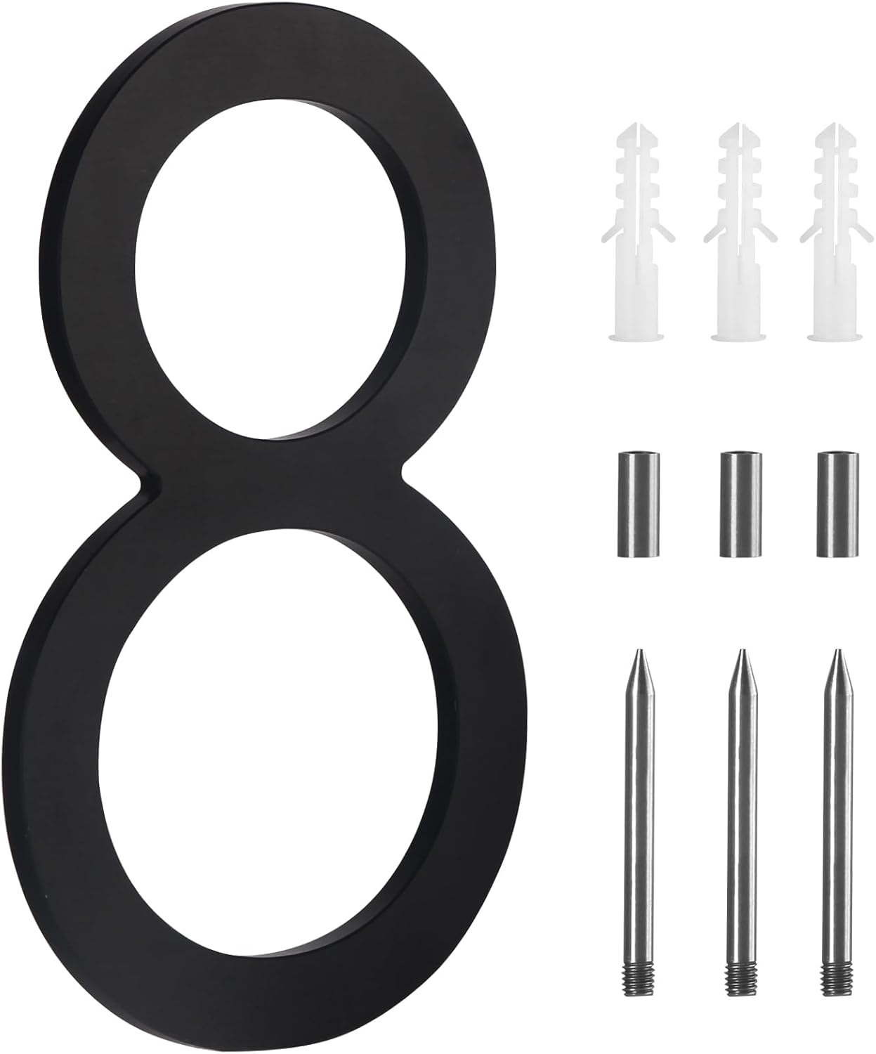 Amazon.com: 10 Inch Large house Numbers for Outside Modern,Metal House ...