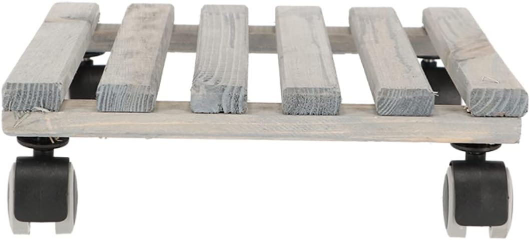 Amazon.com : Esschert Design Square Indoor Plant Trolley, Large, Gray ...