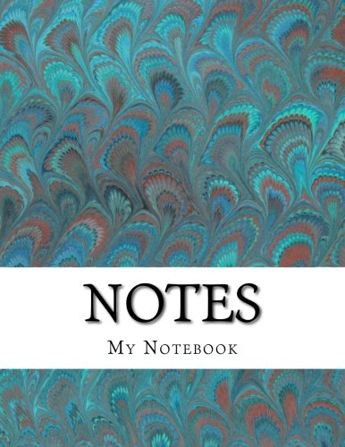 Notes: A Jewel Tone Notebook/Journal with 110 Lined Pages (8 x 11.5 ...