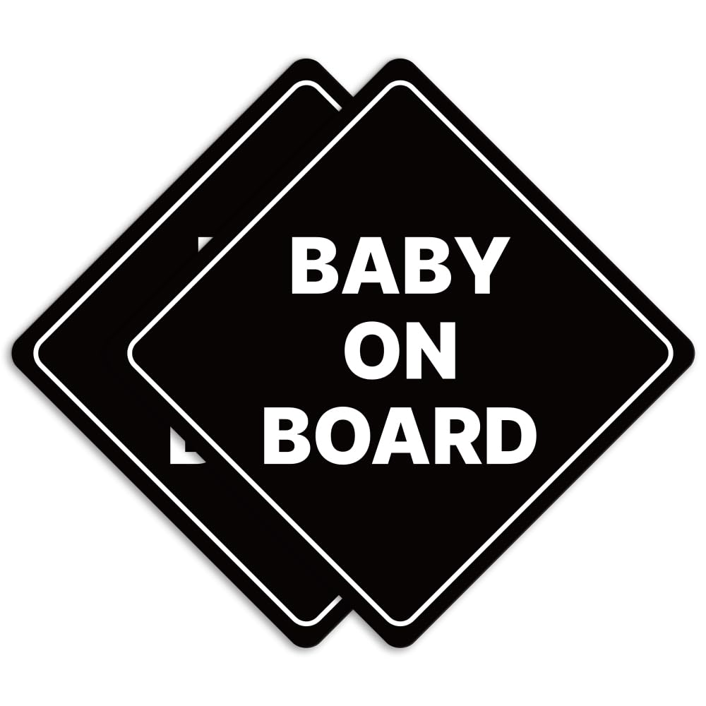 Snapklik.com : GEEKBEAR Baby On Board Car Sign - Sticker Or Magnet ...