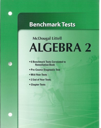 Algebra 2 Benchmark Tests (Algebra 2) by Ron Larson published by ...