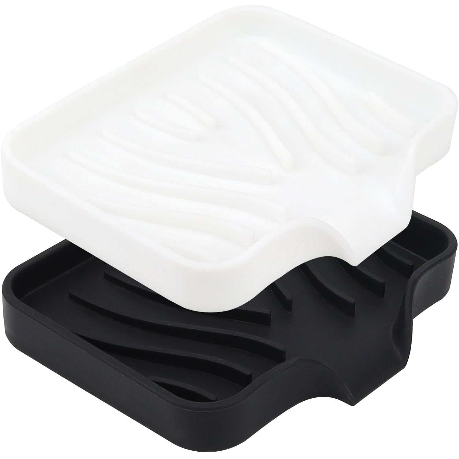 Amazon.com: Yasmen Silicone Bathroom Soap Dishes, Sink Sponge Holder ...