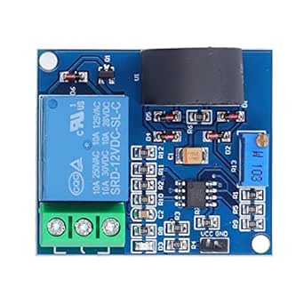 AC Current Detection Sensor Module 12V Relay Module 5A Overcurrent Switch Output: Amazon.com ...