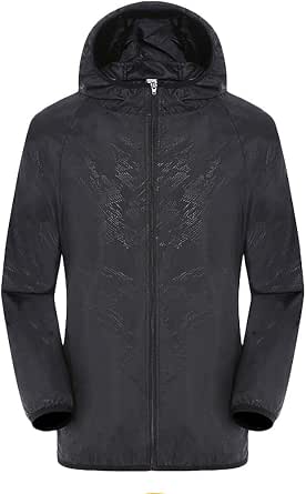 Amazon.com: Rain Jacket Men Lightweight Waterproof Jacket Breathable ...
