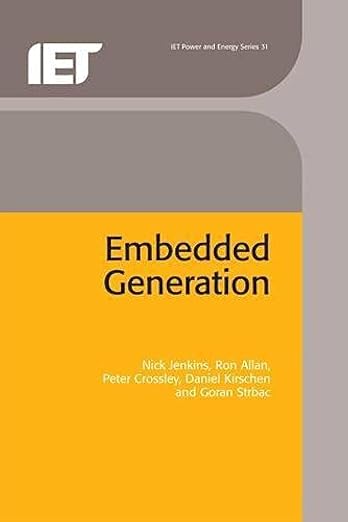 Embedded Generation (Energy Engineering): Jenkins, Nick, Allan, Ron ...