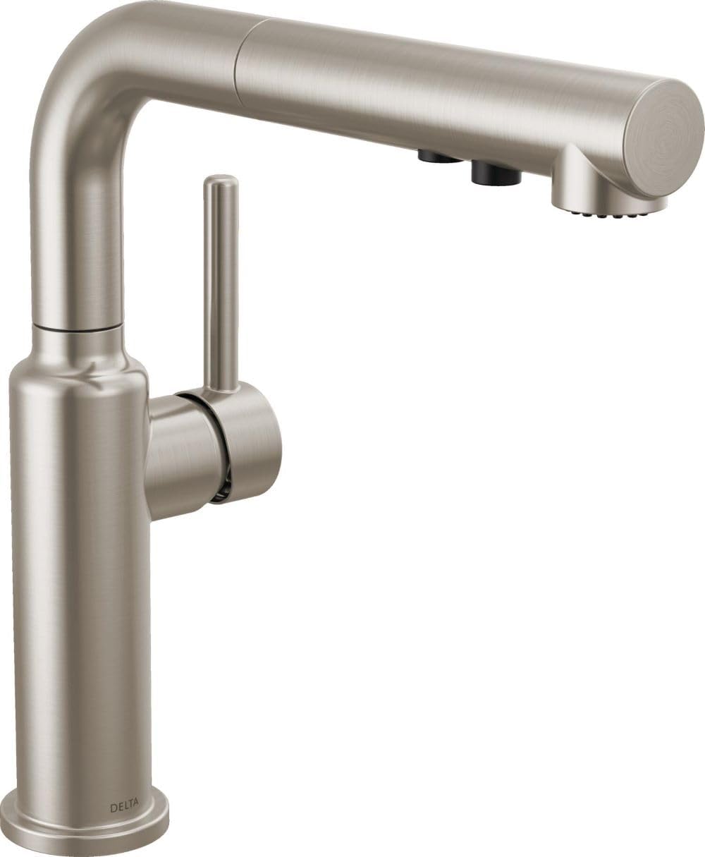 BLANCO Linus Low-Arc Pull-Out Dual Spray Kitchen Faucet, 1.5 GPM ...