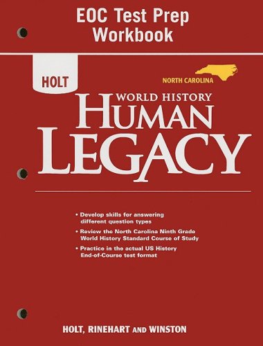 World History, Grades 9-12 Test Prep Workbook: Holt World History ...