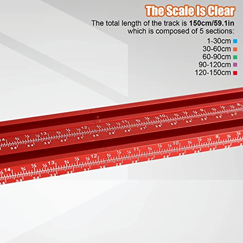 Snapklik.com : Woodworking Parallel Guide Kit, Aluminium Alloy Circular ...