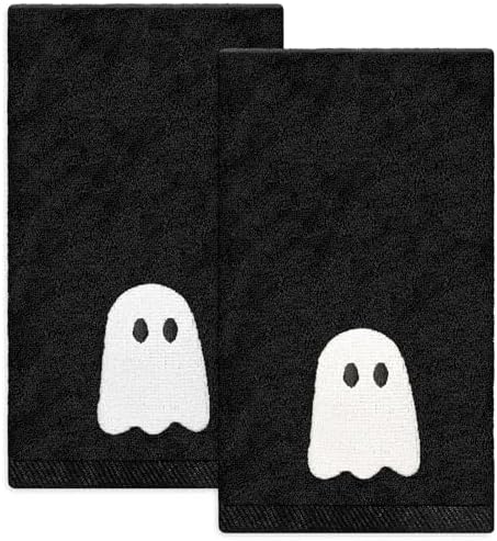 Amazon.com: AnyDesign Halloween Kitchen Towel 18 x 28 Inch Black White ...