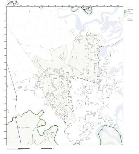 Buy ZIP Code Wall of Yulee, FL ZIP Code Laminated Online at desertcartINDIA