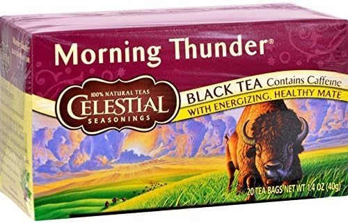 Amazon.com : Celestial Seasonings Herb Tea Morning Thunder 20 Bag48 ...