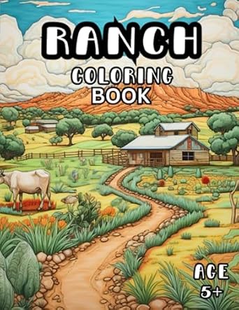 Amazon.com: Ranch Coloring Book: Rancher Homestead Coloring Book for ...