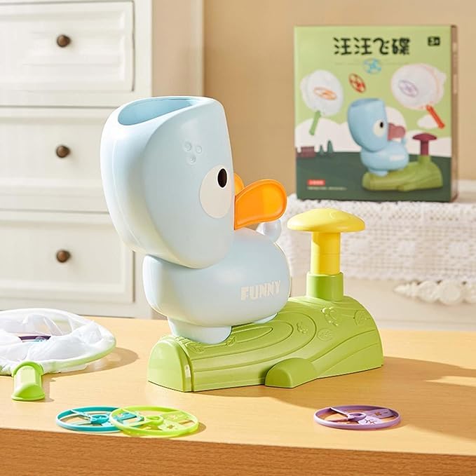 Kidology Duck Disc Launcher, Flying Disc Launcher Toy, Step-On Flying ...