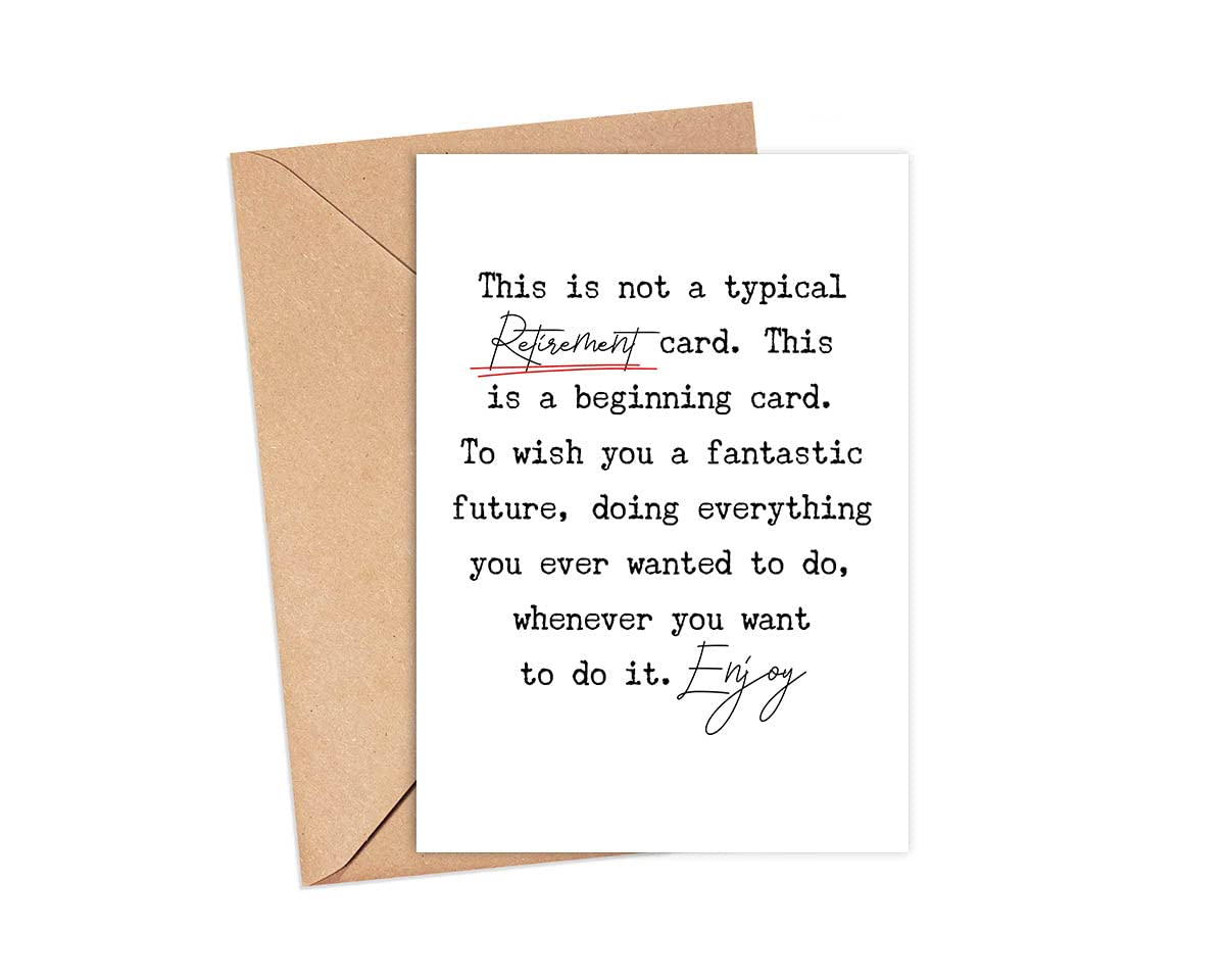 Retirement Card Wording Samples