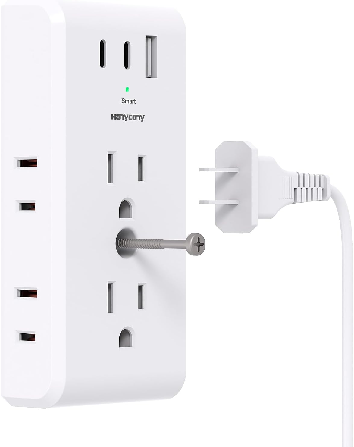 Amazon.com: Multi Plug Outlet Extender, HANYCONY 6 Electrical Outlet ...
