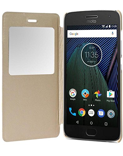 SmartLike Motorola Moto X (4th gen) Perfect Fitting Window Leather Flip ...