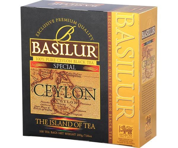 Amazon.com : Basilur ceylon tea - The island of tea Special tea bags ...