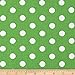 Amazon.com: Spot On Polka Dots Lime Green Fabric : Arts, Crafts & Sewing