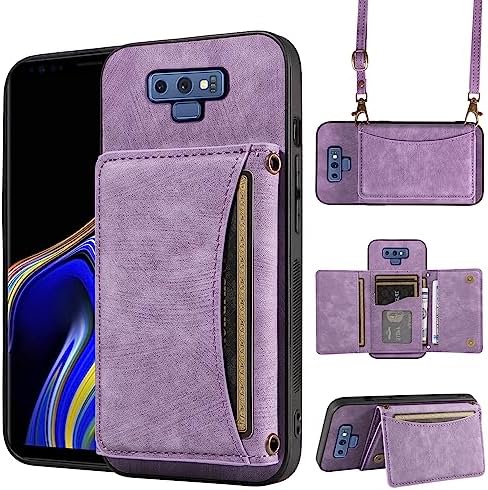 Amazon.com: Phone Case For Samsung Galaxy Note 9 Wallet Cover with ...