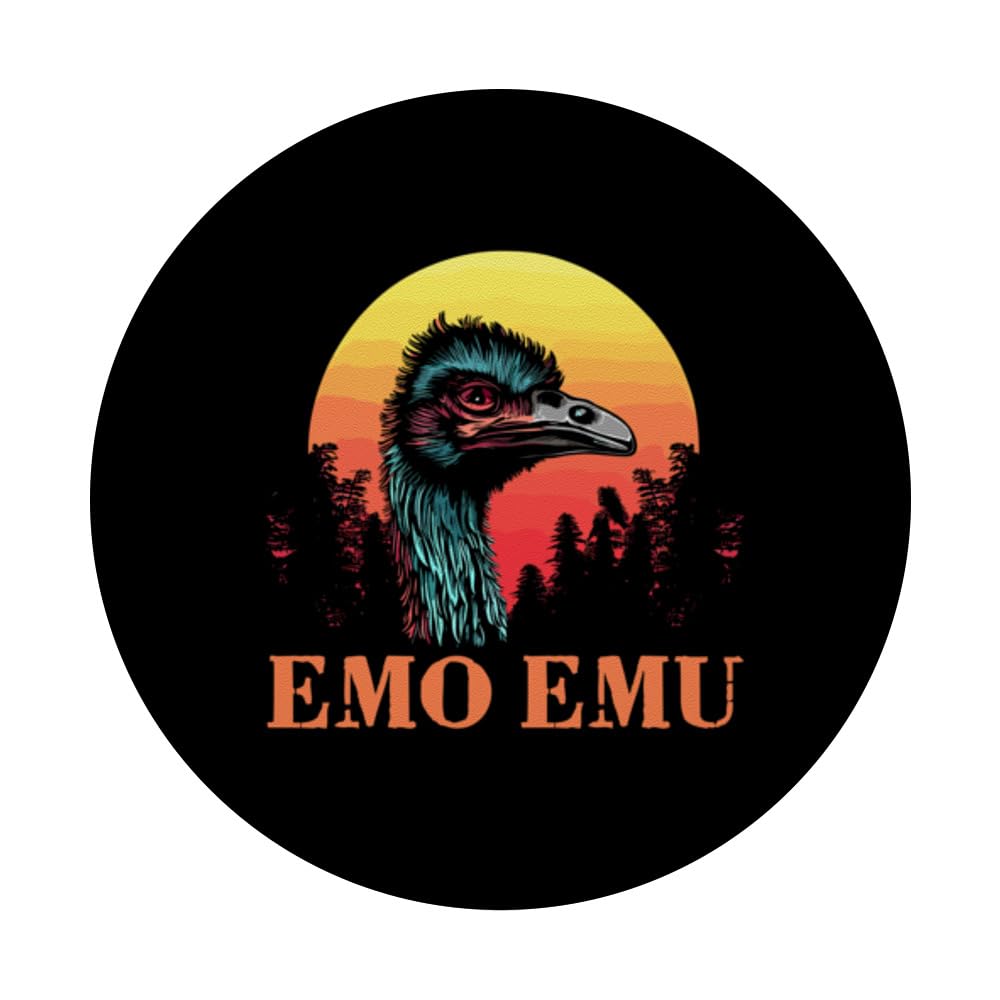 Emo Emu Memes Emo Emu Shirt Funny Animal Pun Tee Bird Lover's