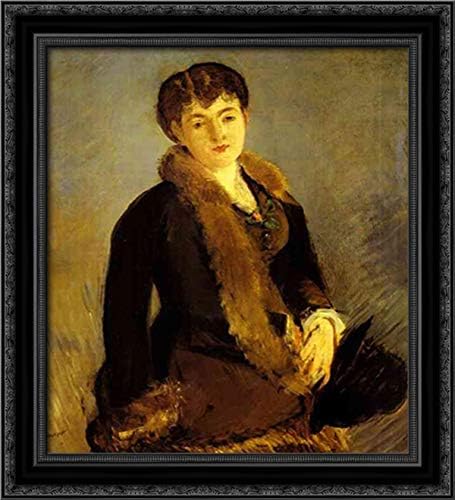 Amazon.com: Portrait of Mademoiselle Isabelle Lemonnier 20x22 Black ...