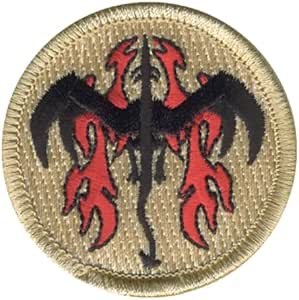 Amazon.com: Black and Red Dragon Patrol Patch (Sew-on) - ClassB : Arts, Crafts & Sewing