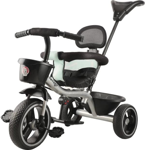 Maanit Striker Trike Push&Plug Baby Trike With Dual Storage Basket ...