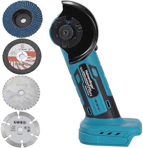 Brushless Mini Angle Grinder with 6.0Ah Battery and Charger,Cordless ...
