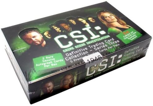 Amazon.com: CSI Series 3 Trading Cards Box : Toys & Games