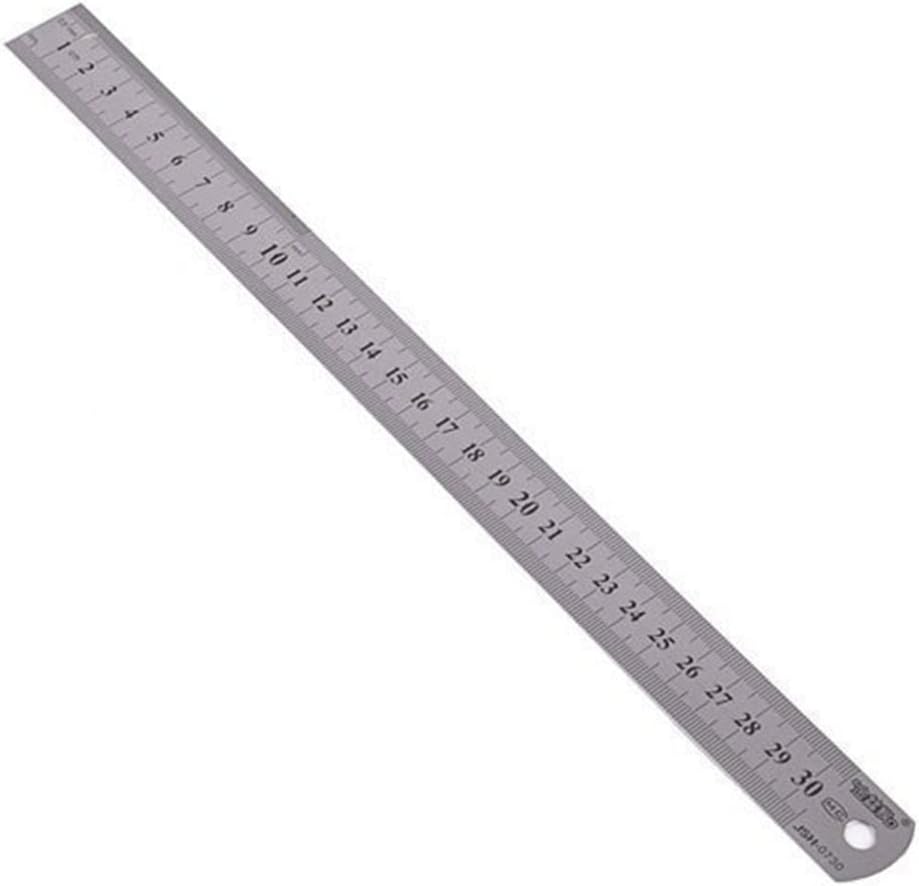 Nacpy Stainless Steel Ruler Measure Tool Metal Ruler Metric Function ...