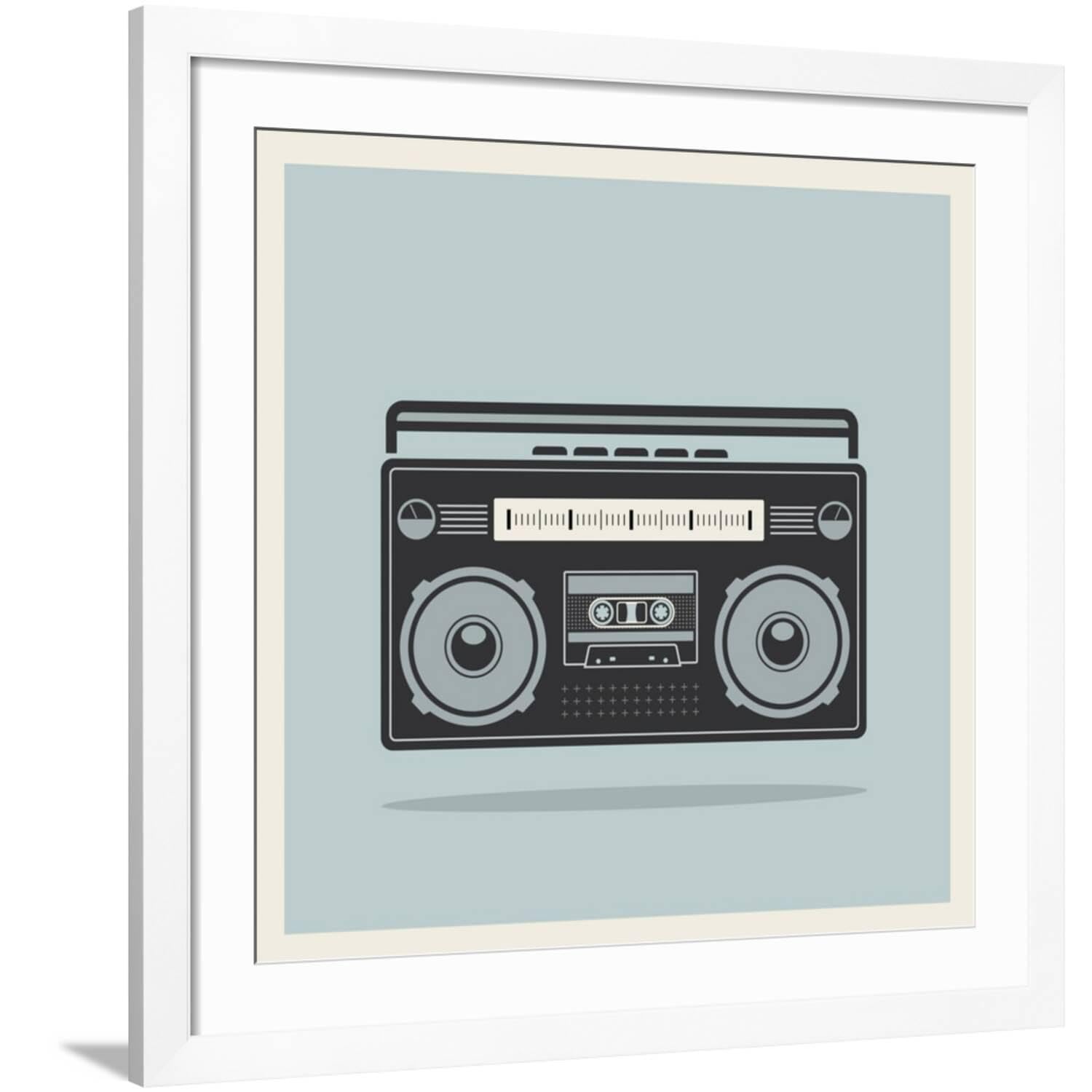 80s Boombox Drawing 80s & 90s Old School Music Hip Hop Beatbox Boombox