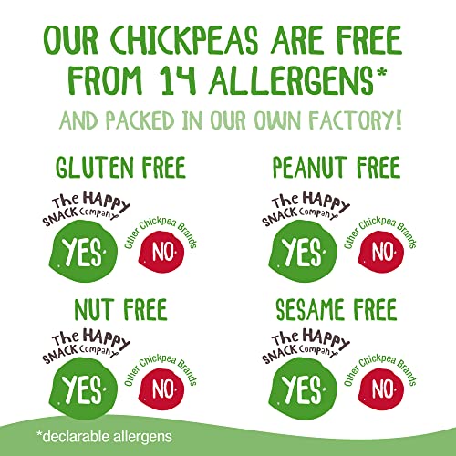 The Happy Snack Company Roasted Chickpeas, Lime & Cracked Pepper ...