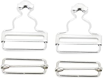 SUPVOX 4pcs Overall Buckles Suspenders Replacement Buckle with ...