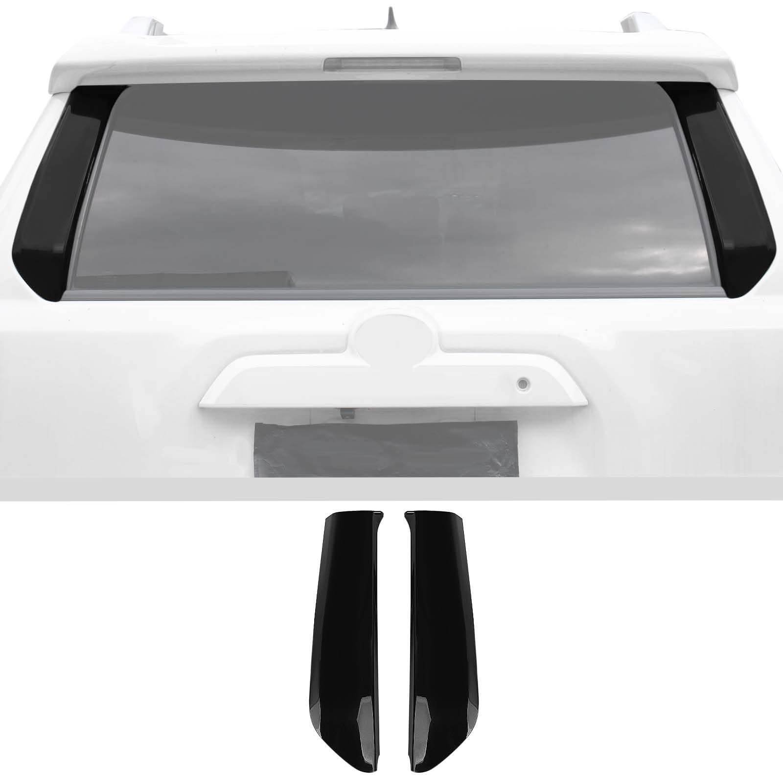 JWWY for 4Runner Tailgate Rear Back Trunk Door Window Cover Trim ...