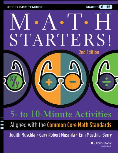 Math Starters: 5- to 10-Minute Activities Aligned with the Common Core ...