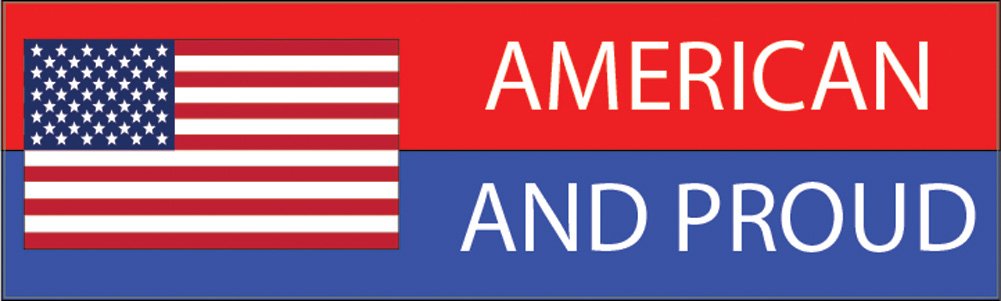 Amazon.com - Rogue River Tactical 10x3 Patriotic Bumper Sticker Auto ...