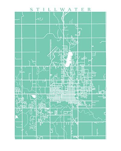 Amazon.com: Stillwater Map Print : Home & Kitchen