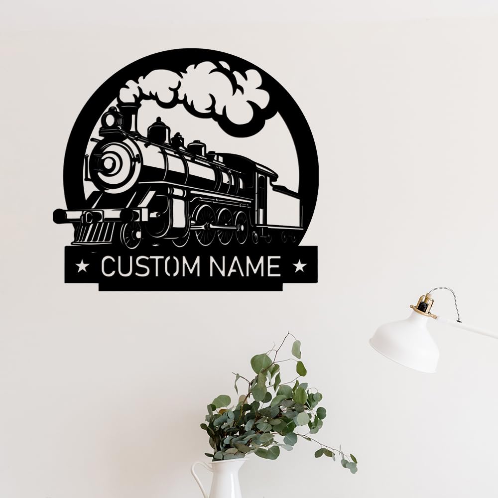 Personalized Train Departure Signs