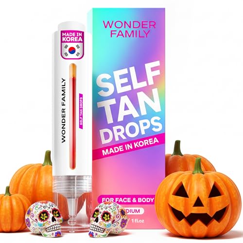 Self Tanning Drops Kit with Mixing Palette – Made in Korea with Natural ...