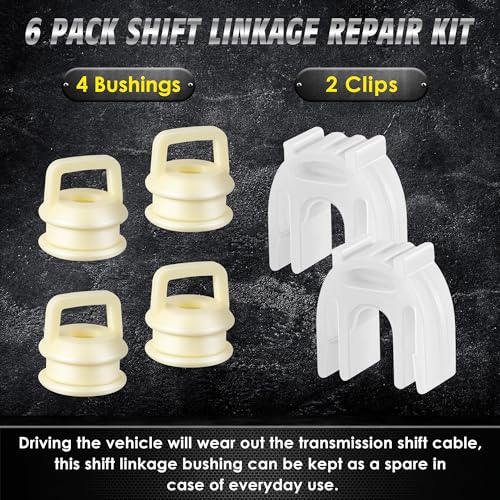 Snapklik.com : Gulfmew 6 Pack Shifter Cable Bushing, Transmission Shift ...