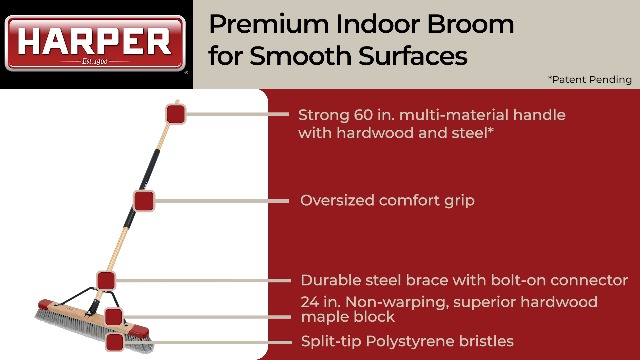 Watch Product Overview& Harper Premium Indoor Push Broom 20201014 on ...