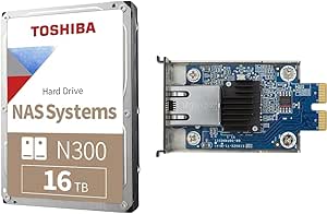 Amazon.com: Toshiba N300 16TB NAS 3.5-Inch Internal Hard Drive - CMR SATA 6 GB/s 7200 RPM 512 MB ...
