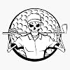 Amazon.com: golf ball skeleton Sticker Bumper Sticker Vinyl Decal 5 ...