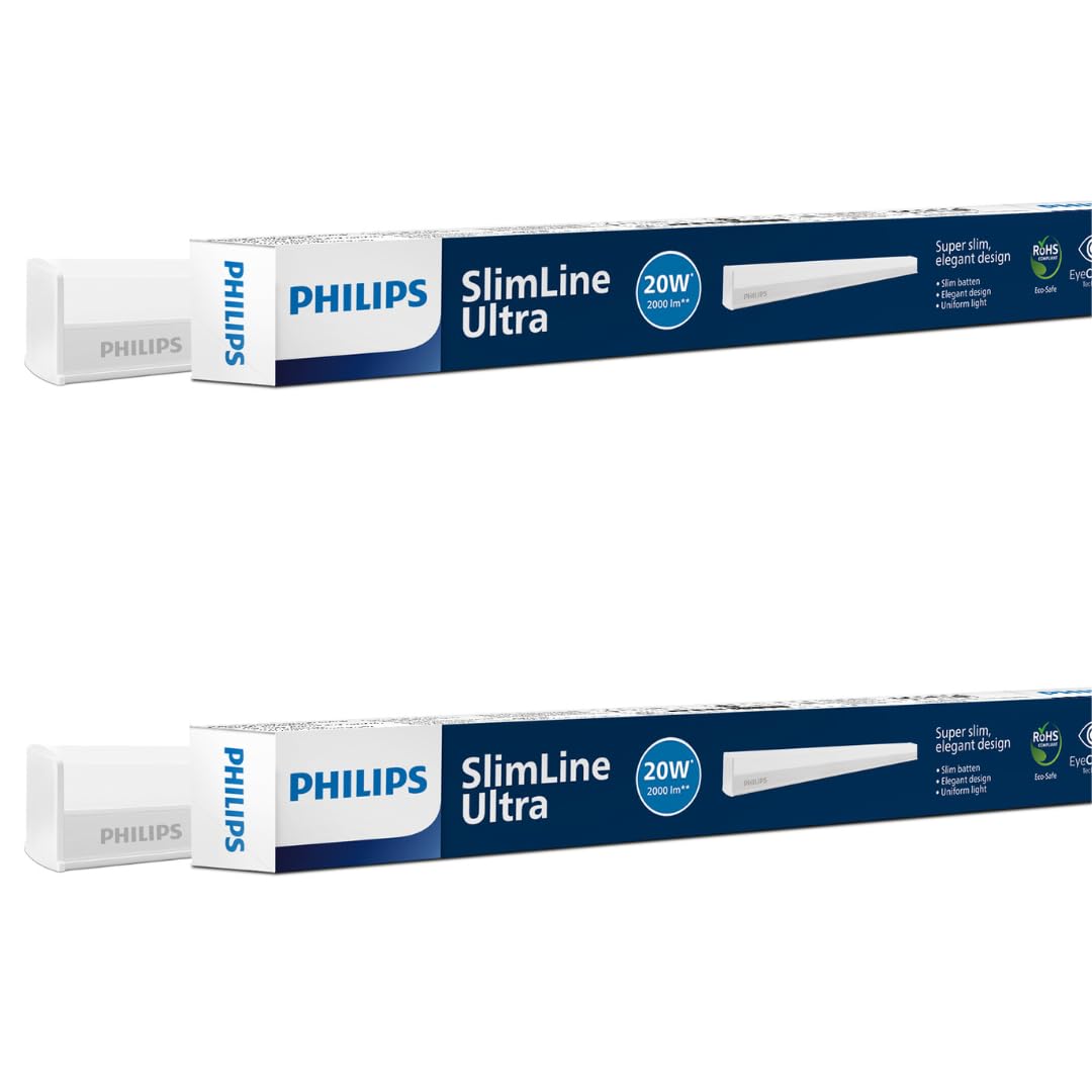 PHILIPS 20-watt LED Batten/Tubelight | Slimline Ultra Compact 4-ft LED ...